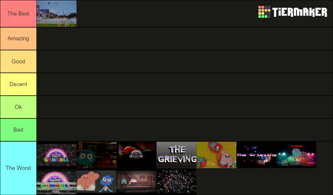The Grieving Remakes Tier List (Community Rankings) - TierMaker