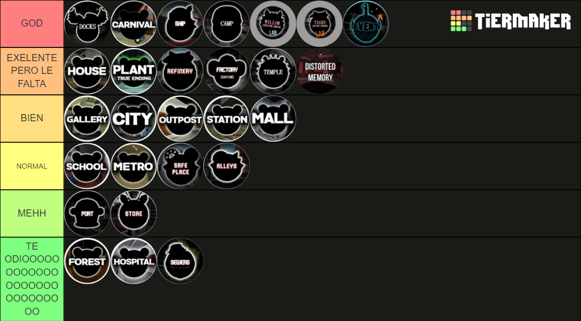 Piggy Chapters (Book 1, Book 2, & Extra Maps) Tier List (Community ...