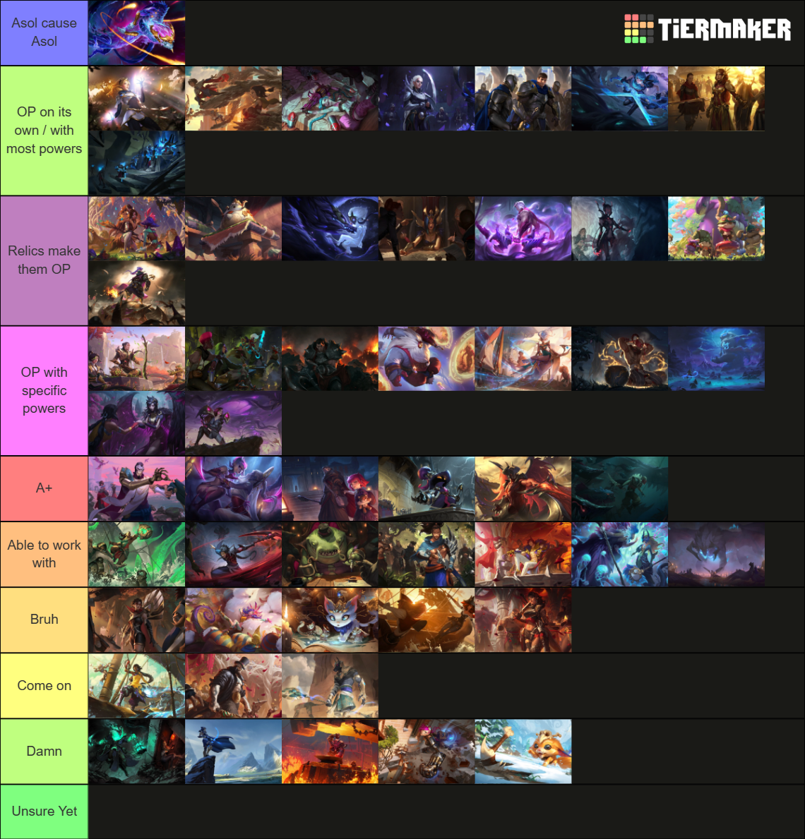 Legends of Runeterra Path of Champions Tier List (Community Rankings ...