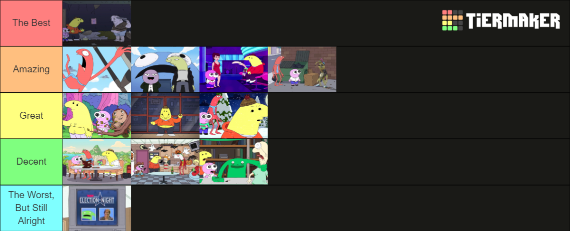Smiling Friends (all episodes) Tier List (Community Rankings) - TierMaker