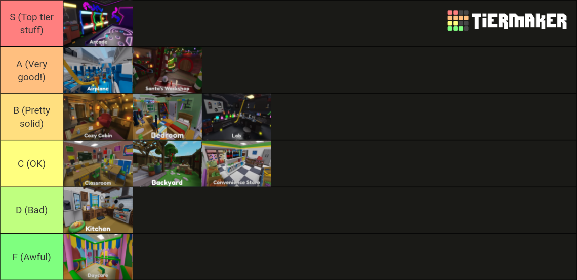 Mega Hide And Seek Maps Ranked Tier List Community Rankings Tiermaker 4286