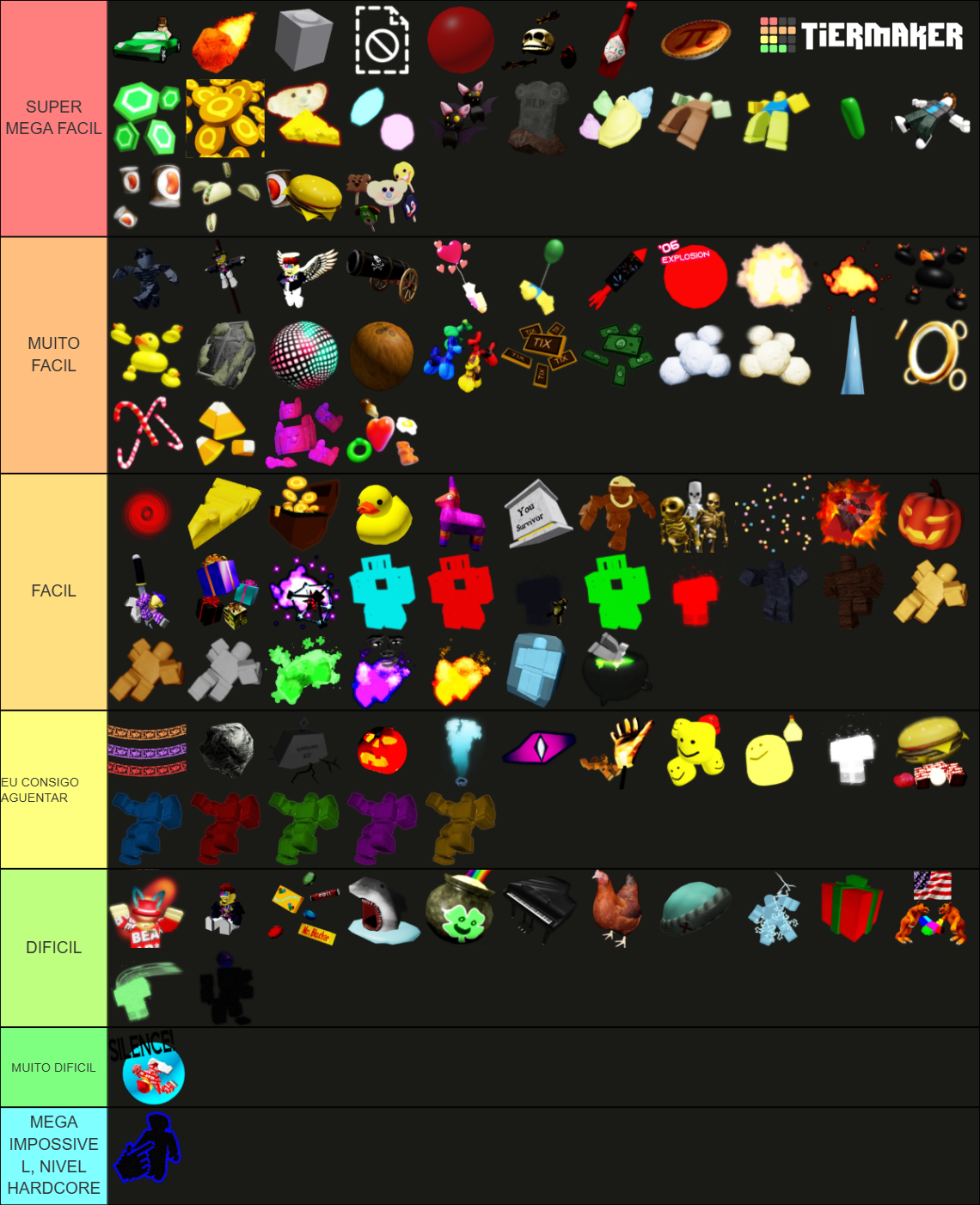 Bear (Alpha) and BEAR* Kill Effects Tierlist Tier List (Community ...