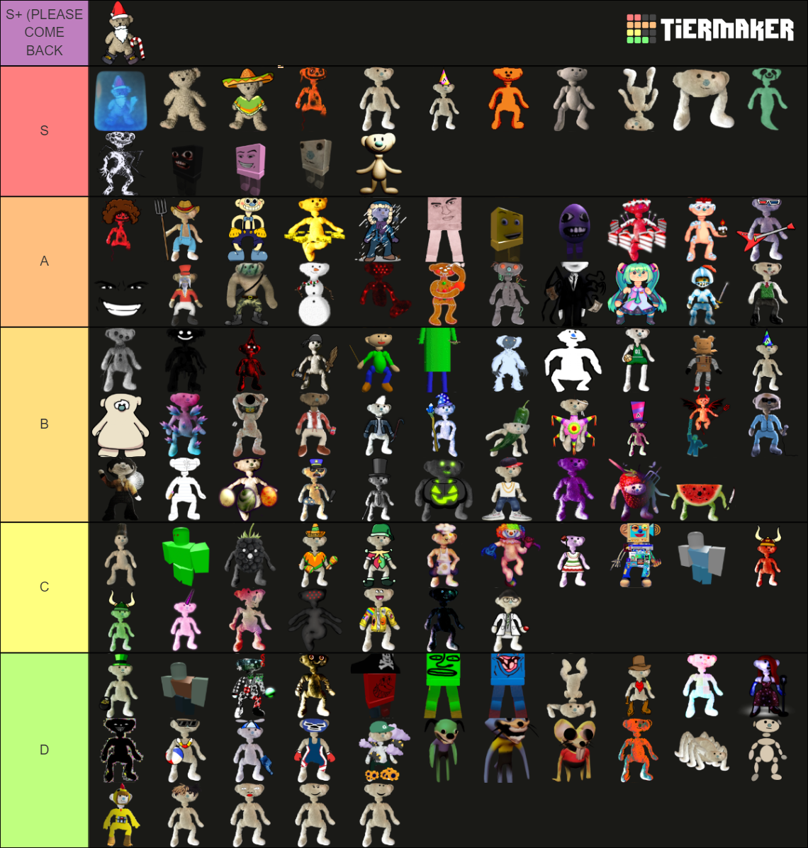 Ultimate BEAR (Alpha) Skins Tier List (Community Rankings) - TierMaker