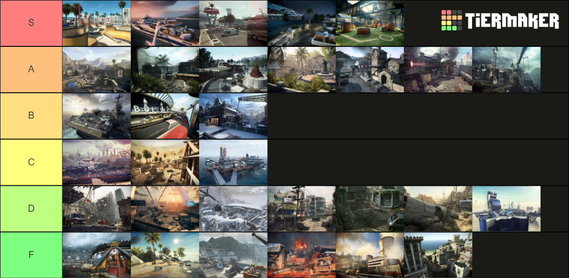 Call of Duty Black Ops 2 Multiplayer Maps Tier List (Community Rankings ...