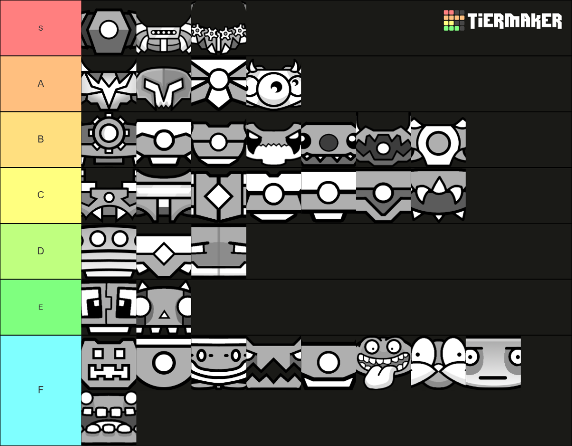 Geometry Dash UFOs Tier List (Community Rankings) - TierMaker