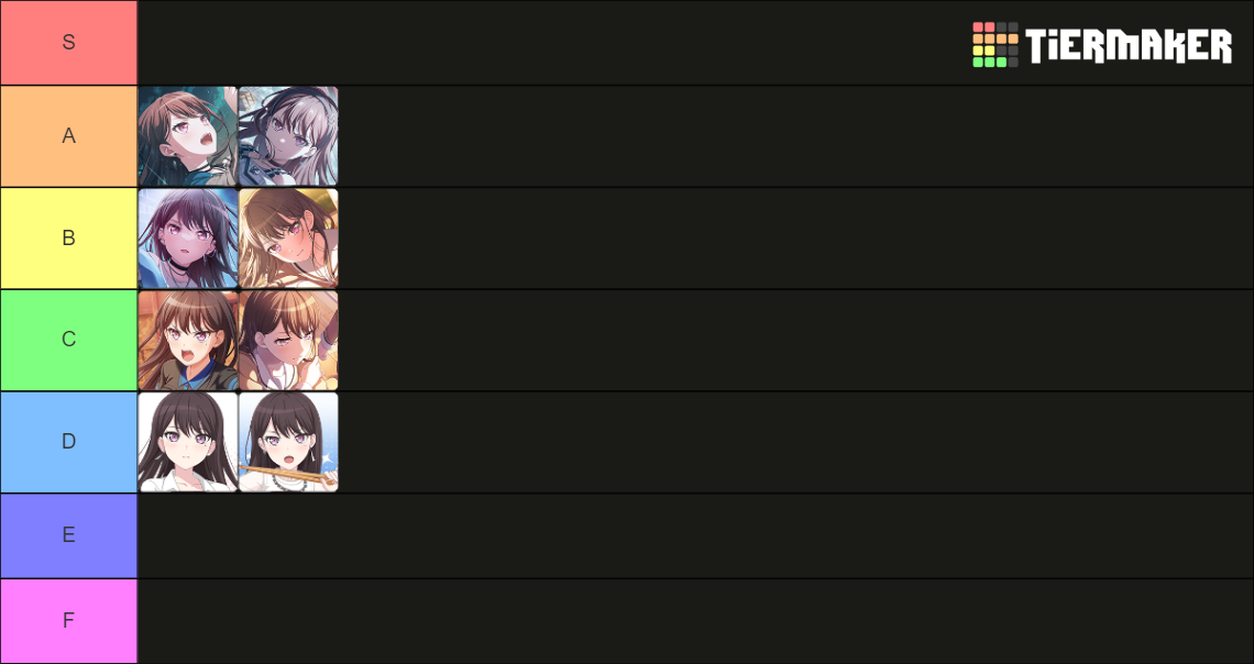 Taki Shiina Cards Tier List (Community Rankings) - TierMaker