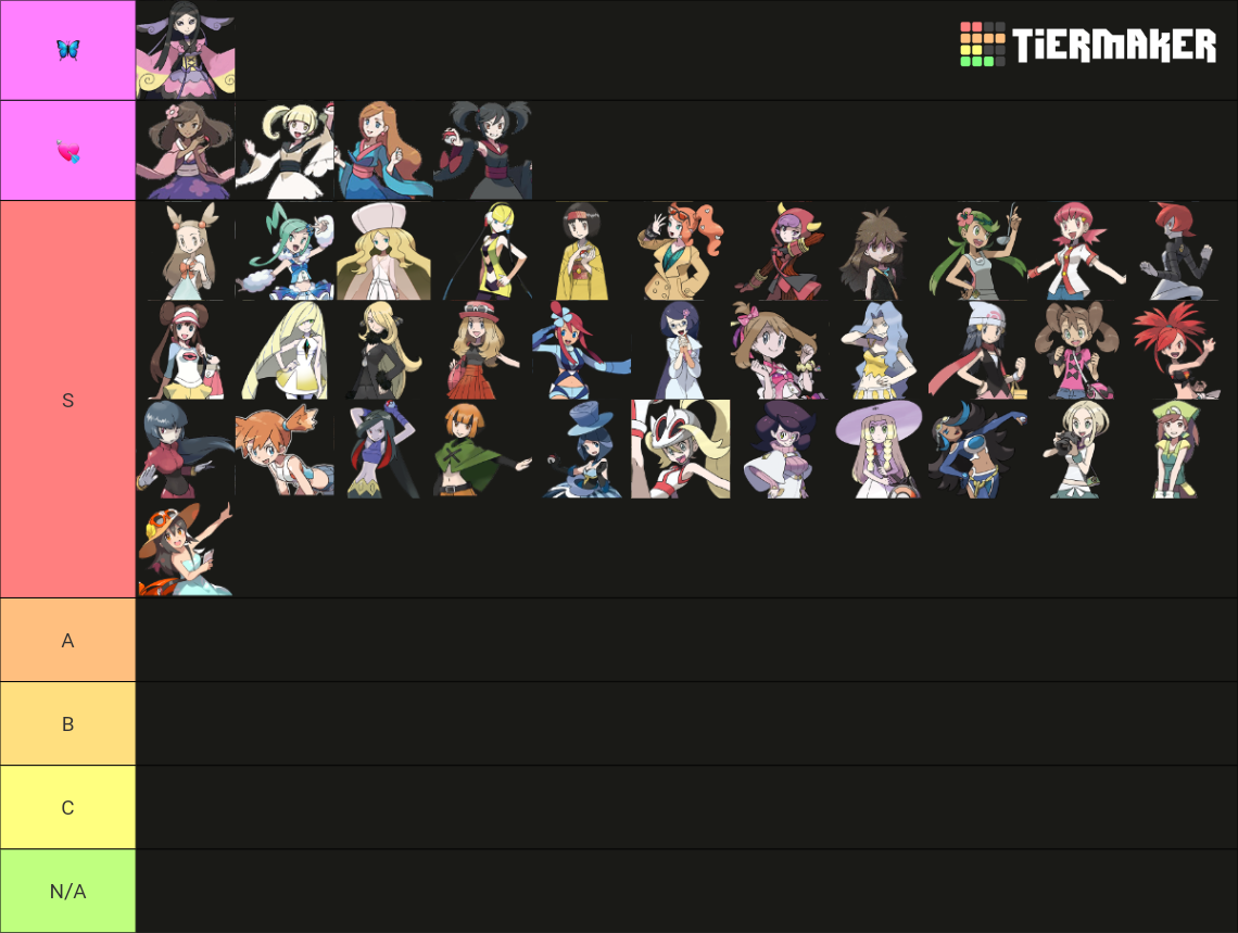 The Ultimate Pokémon Best Female Design Tier List (Community Rankings ...
