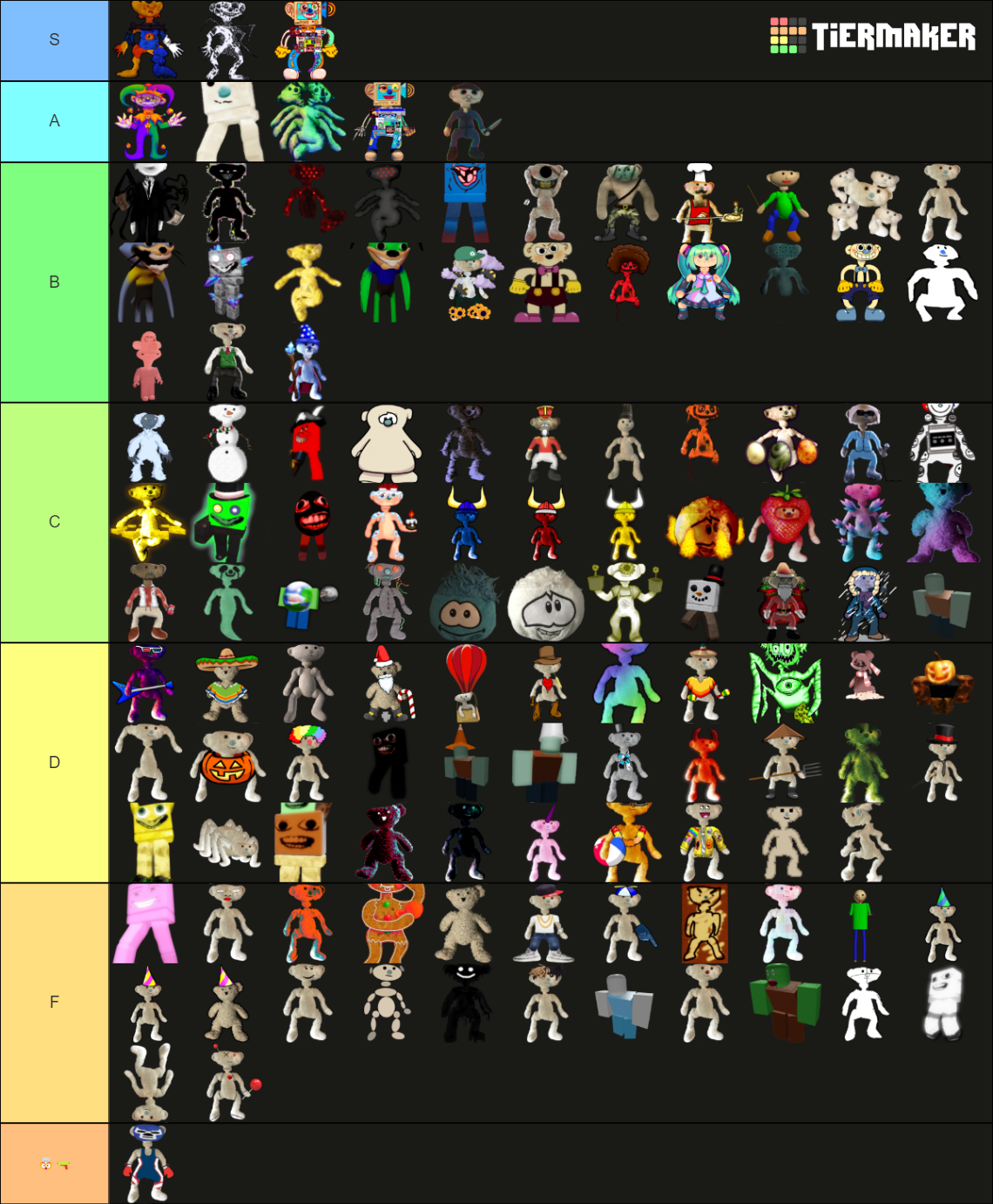BEAR * (And Alpha) Skins Tier List (Community Rankings) - TierMaker