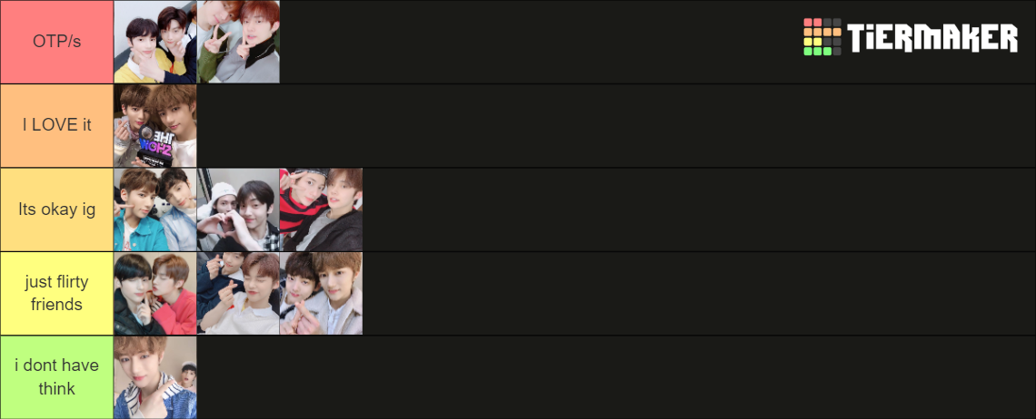 Txt ships Tier List (Community Rankings) - TierMaker