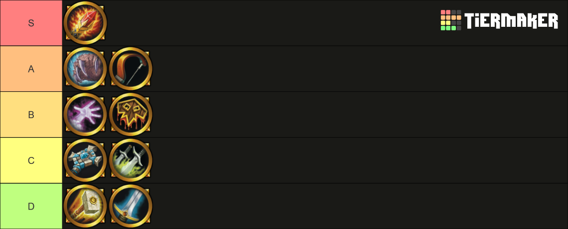 Recent World of Warcraft Tier Lists - TierMaker