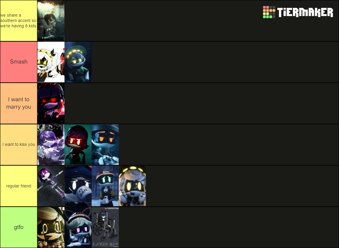 Murder drones characters Tier List (Community Rankings) - TierMaker