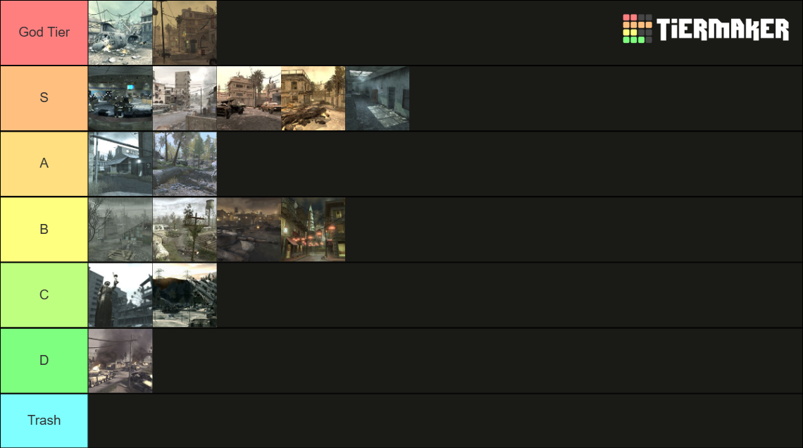 Cod4 maps Tier List (Community Rankings) - TierMaker