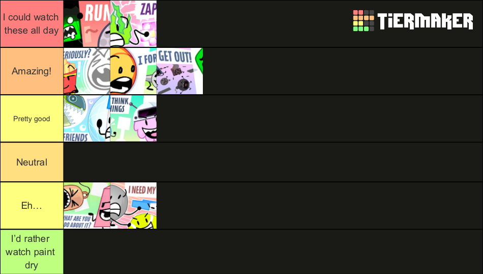 All TPOT Episodes as of TPOT 9 Tier List (Community Rankings) - TierMaker