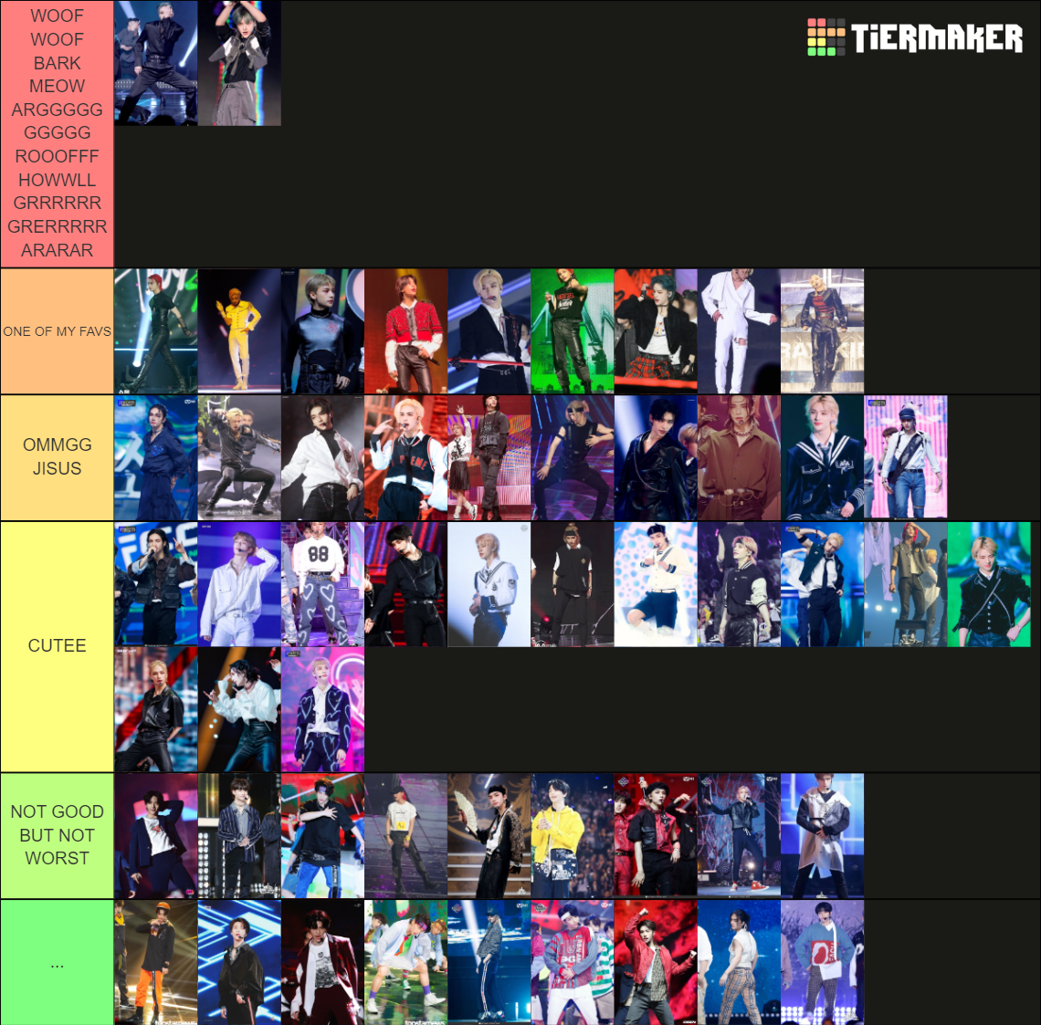 ranking hyunjin's stage outfits Tier List (Community Rankings) - TierMaker