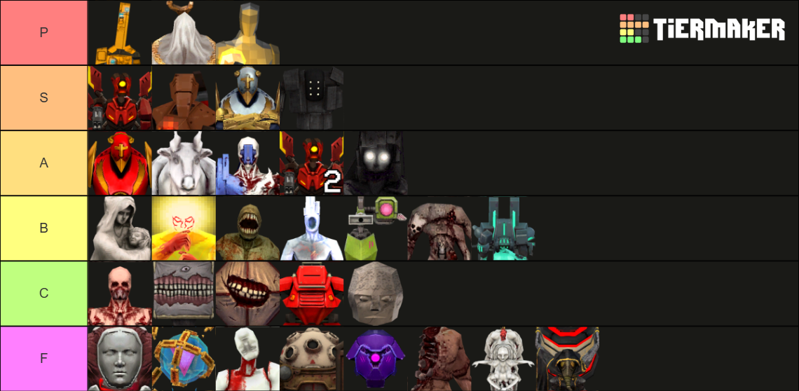 ULTRAKILL Enemies and Bosses Tier List (Community Rankings) - TierMaker