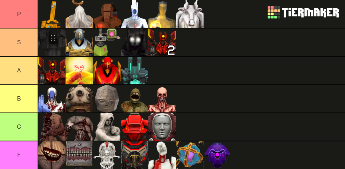 ULTRAKILL Enemies and Bosses Tier List (Community Rankings) - TierMaker