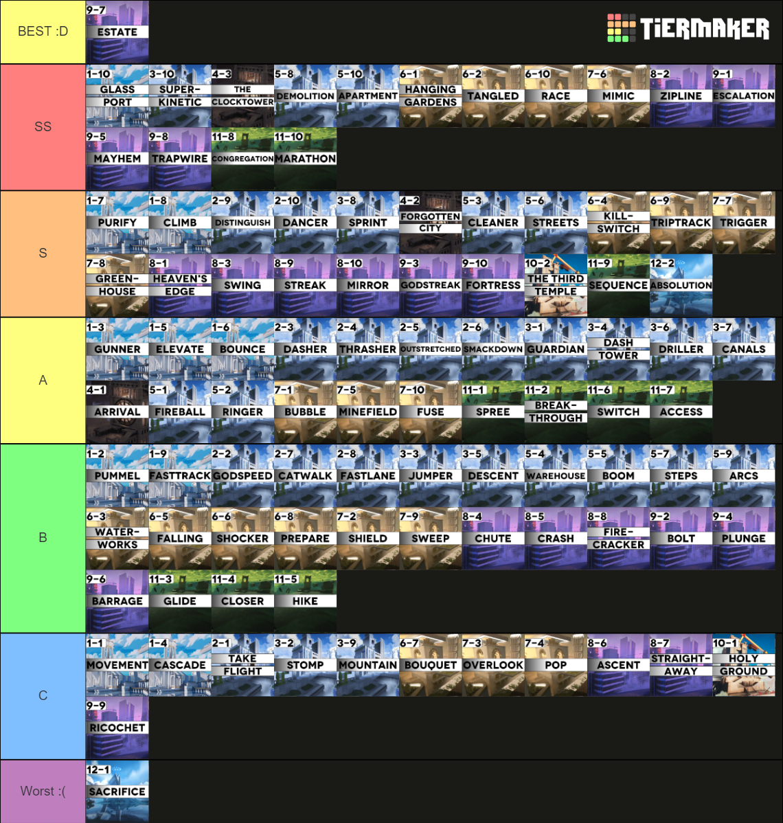 Neon White Stages Tier List (Community Rankings) - TierMaker
