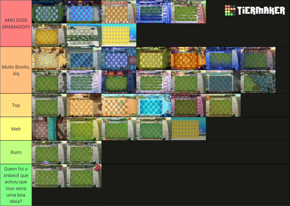 RFL Lawns Tierlist Tier List (Community Rankings) - TierMaker