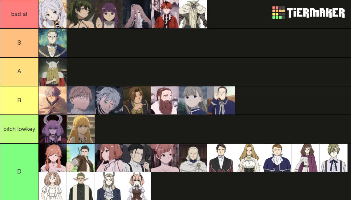 Frieren Tier List (Community Rankings) - TierMaker