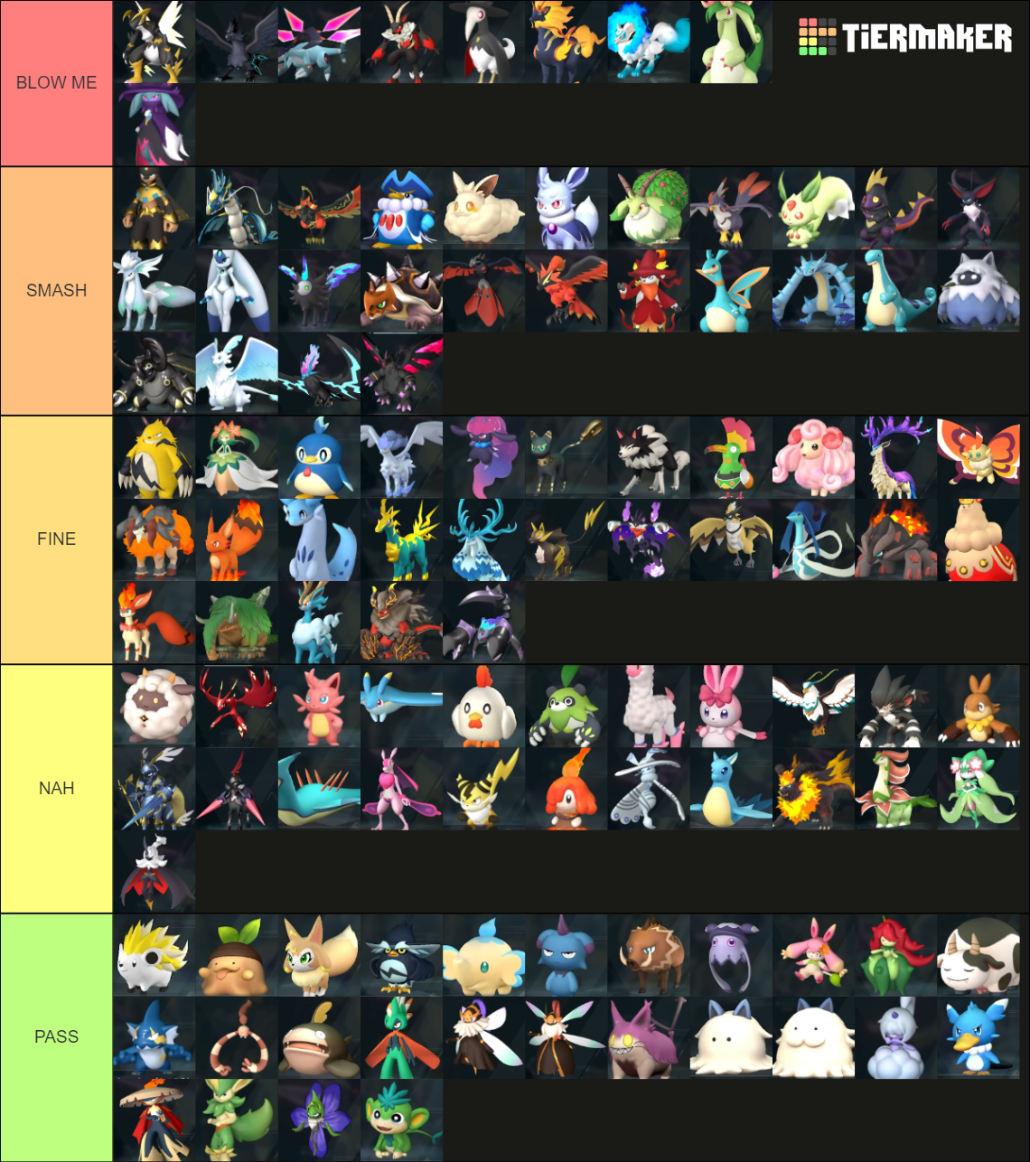 PalWorld Pals Tier List (Community Rankings) - TierMaker