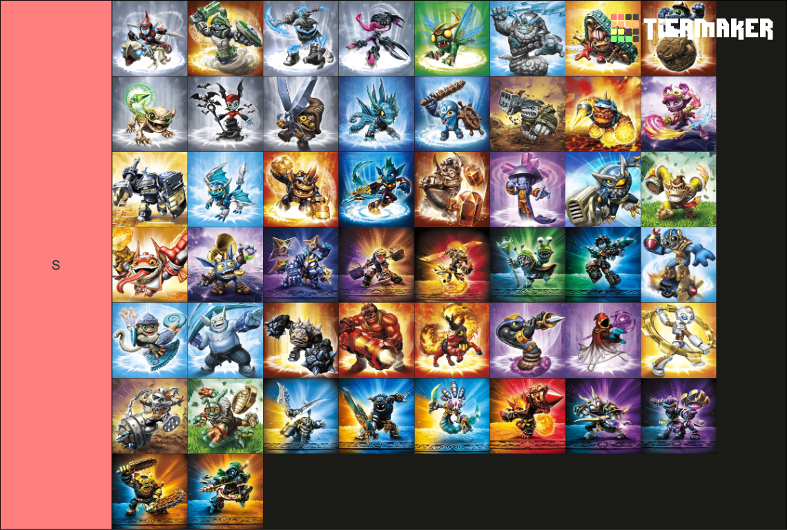 Skylanders: All Main Skylanders Tier List (Community Rankings) - TierMaker