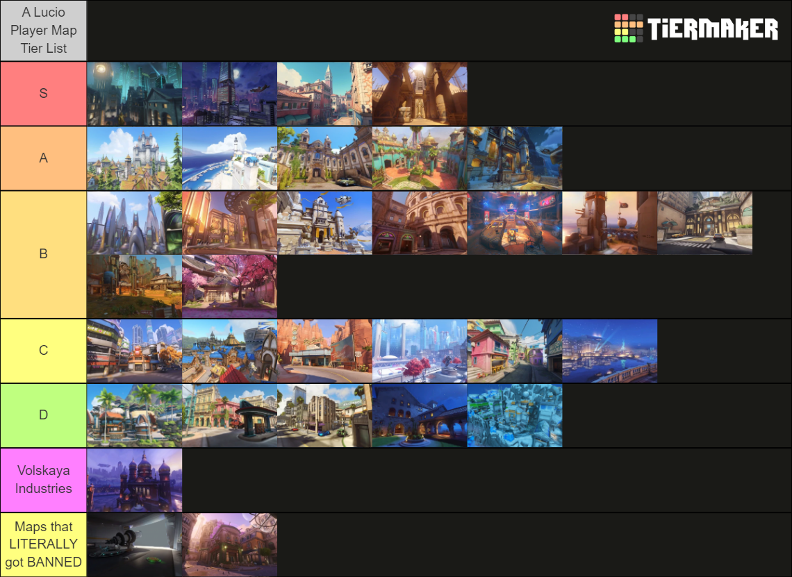 Overwatch Maps (With Samoa) Tier List (Community Rankings) - TierMaker