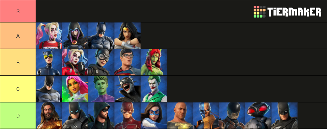 DC Series Tier List (Community Rankings) - TierMaker