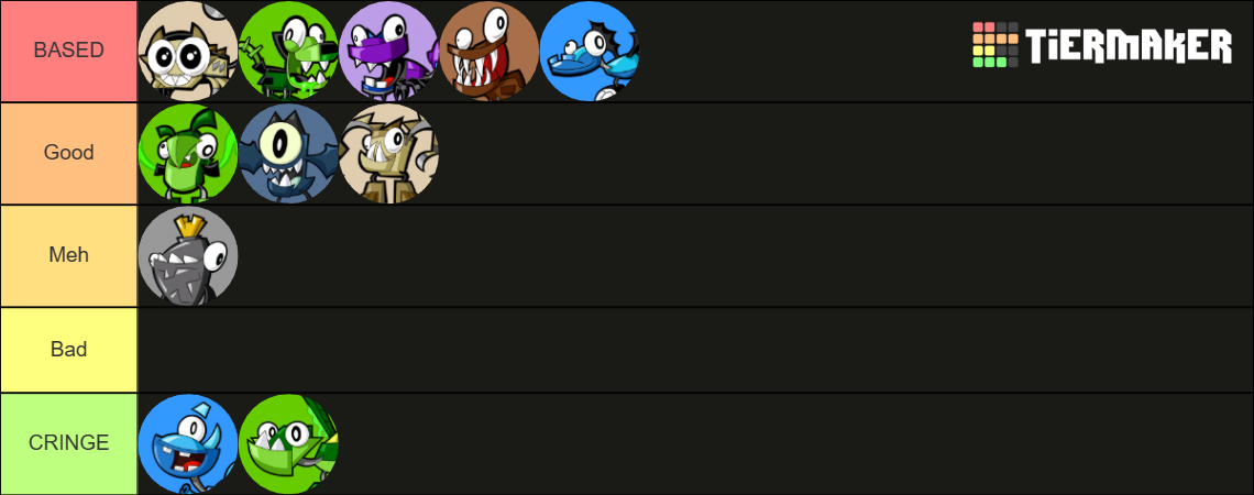 Mixels - All Characters Tier List (Community Rankings) - TierMaker