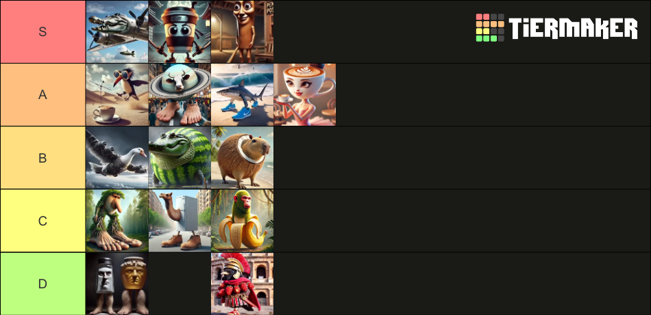 italian brainrot animals Tier List (Community Rankings) - TierMaker