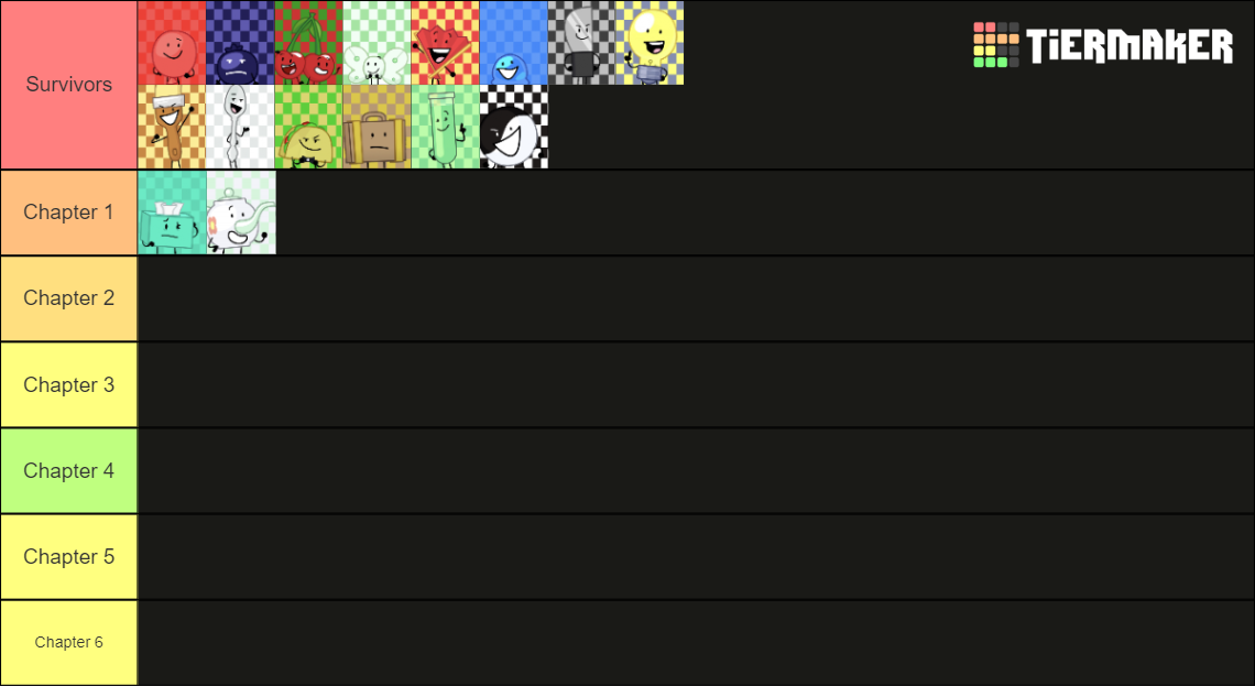 Dexters_Landrat’s INANIMATE INSANITY icons Tier List (Community ...