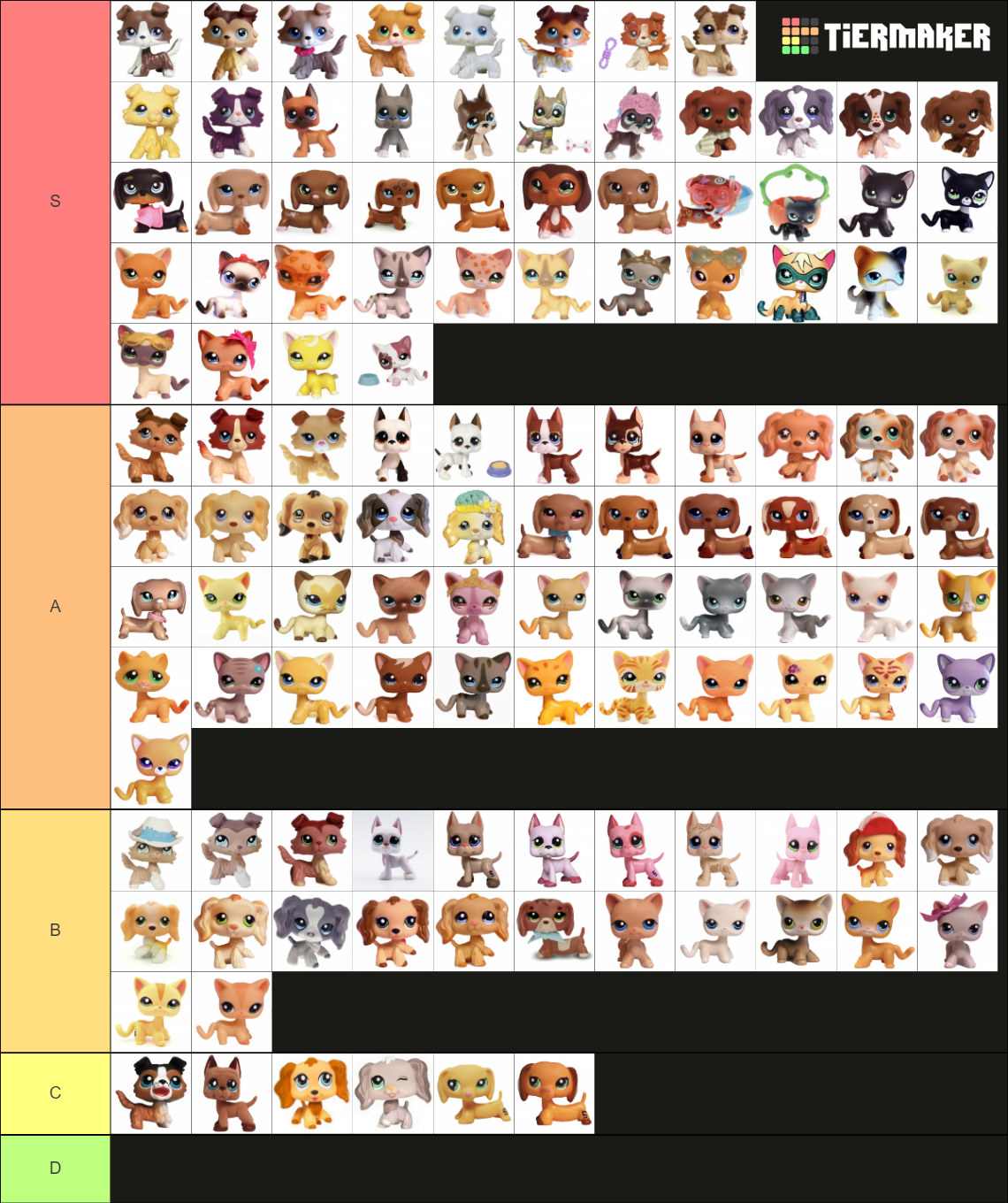 Lps/littlest pet shop main 5 Tier List (Community Rankings) - TierMaker