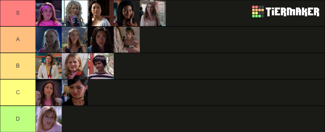 Power Rangers | Every Pink Ranger Tier List (Community Rankings ...