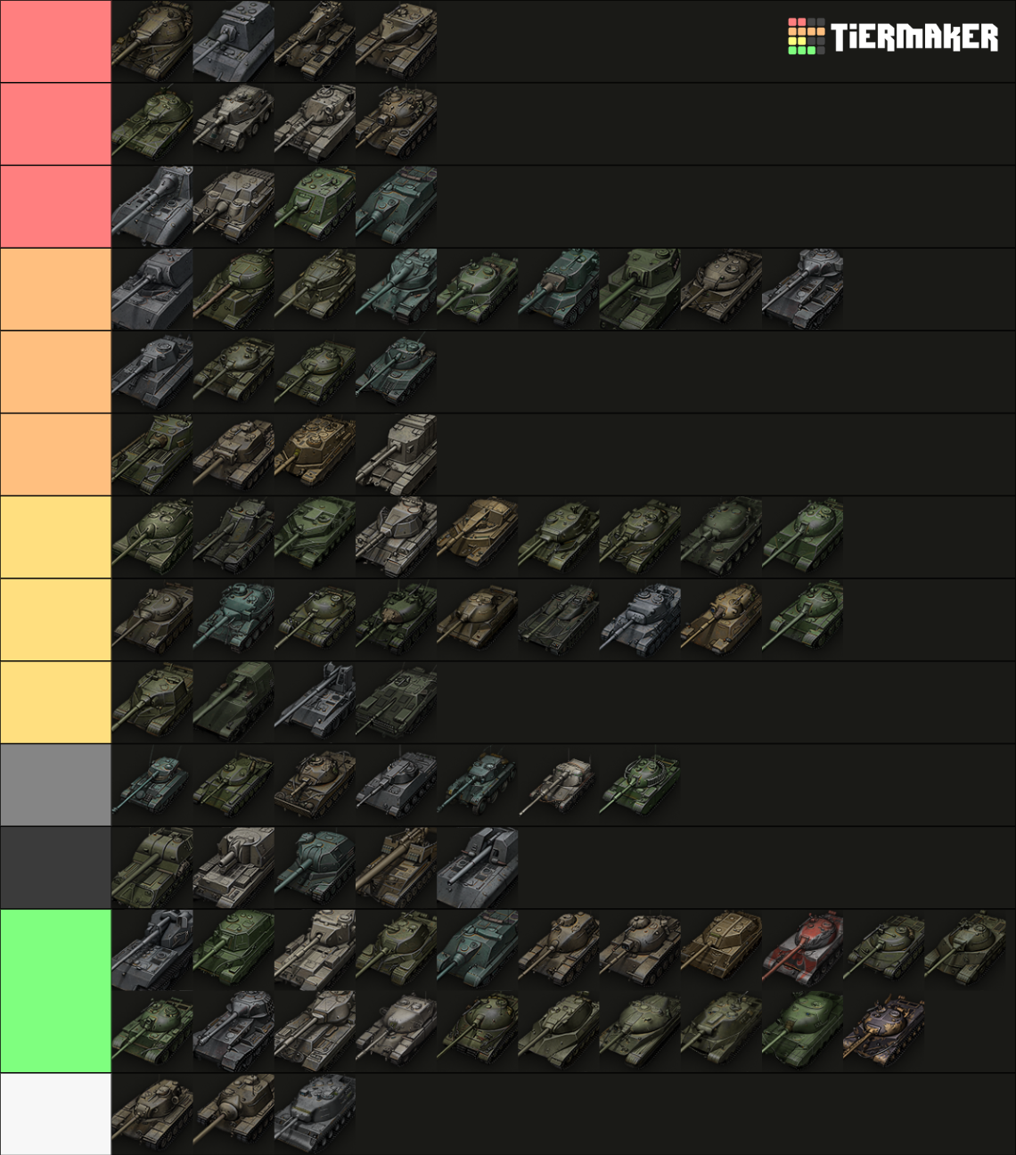 World of Tanks tier 10 tanks (1.23.1) Tier List (Community Rankings ...