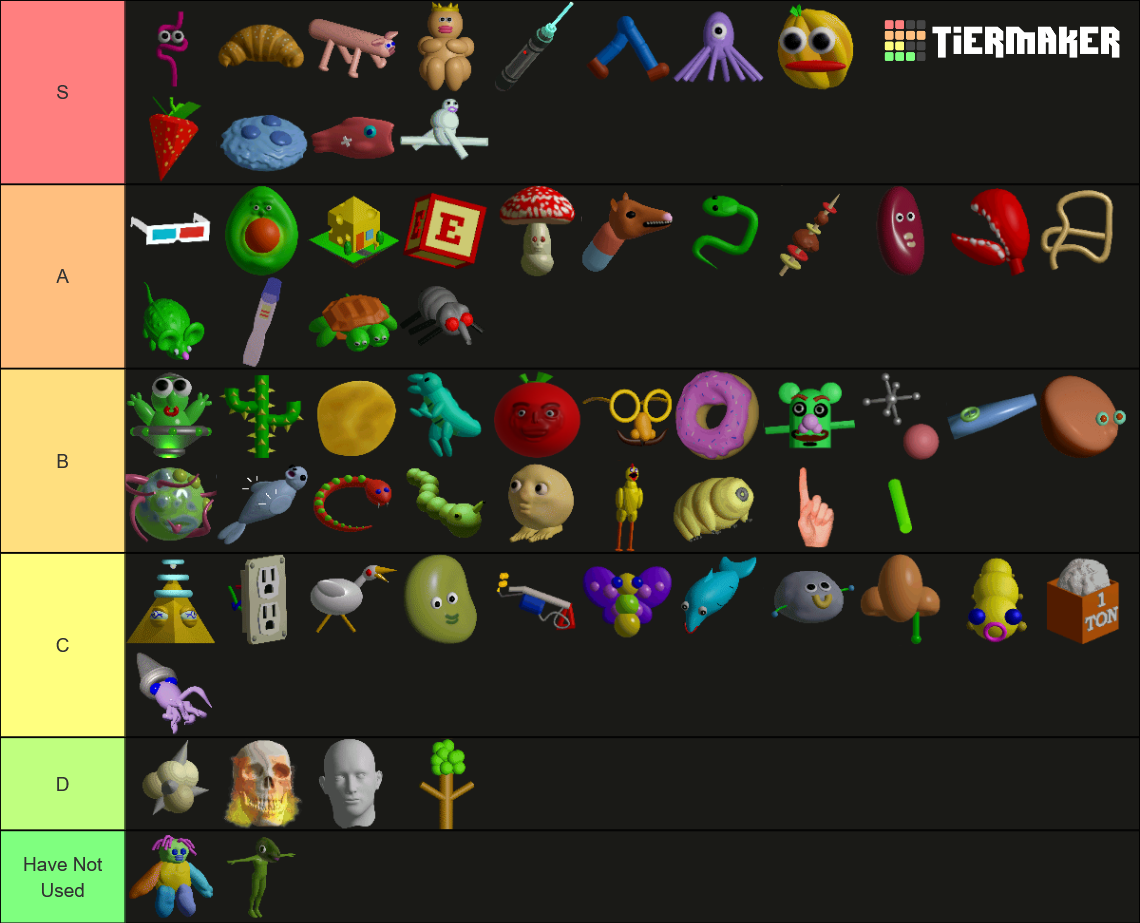 Nubby's Number Factory Items (Items & Food) (V1.3) Tier List (Community Rankings) - TierMaker