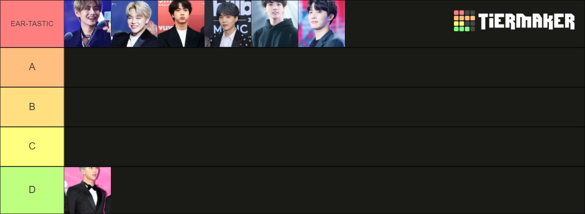 BTS MEMBERS Tier List (Community Rankings) - TierMaker