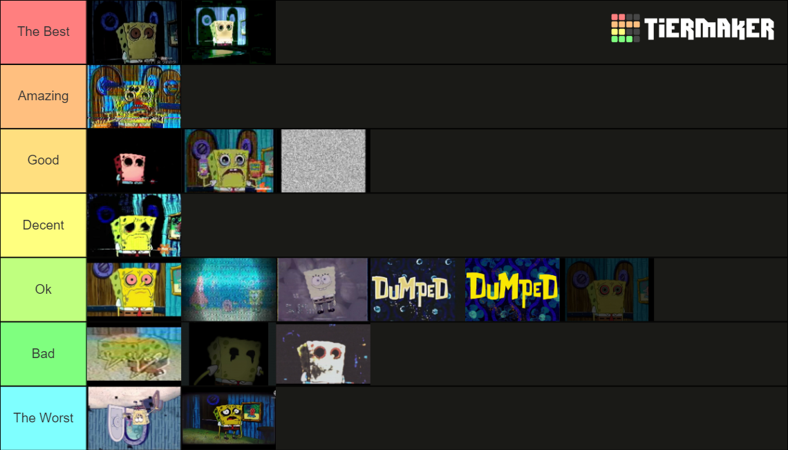 SpongeBob Bootleg Remakes Tier List (Community Rankings) - TierMaker