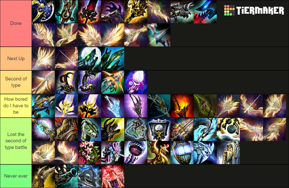 Guild Wars 2 Legendary weapons (gen 1-3) Tier List (Community Rankings ...