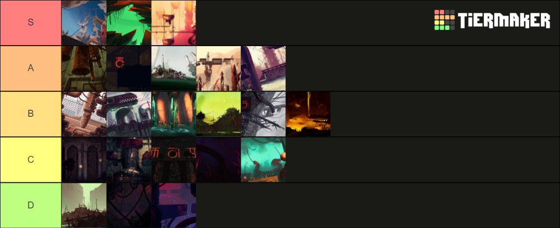 Rain World Regions Tier List (Community Rankings) - TierMaker