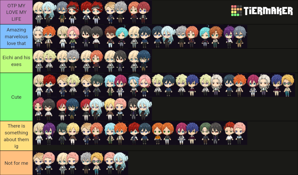 ALL enstars ships Tier List (Community Rankings) - TierMaker