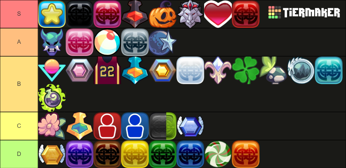 Brawlhalla Colors (2023) UPDATED Tier List (Community Rankings) - TierMaker