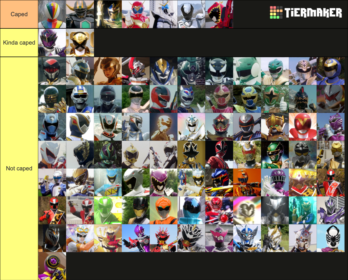 Super Sentai - ALL Sixths & Extras Tier List (Community Rankings ...