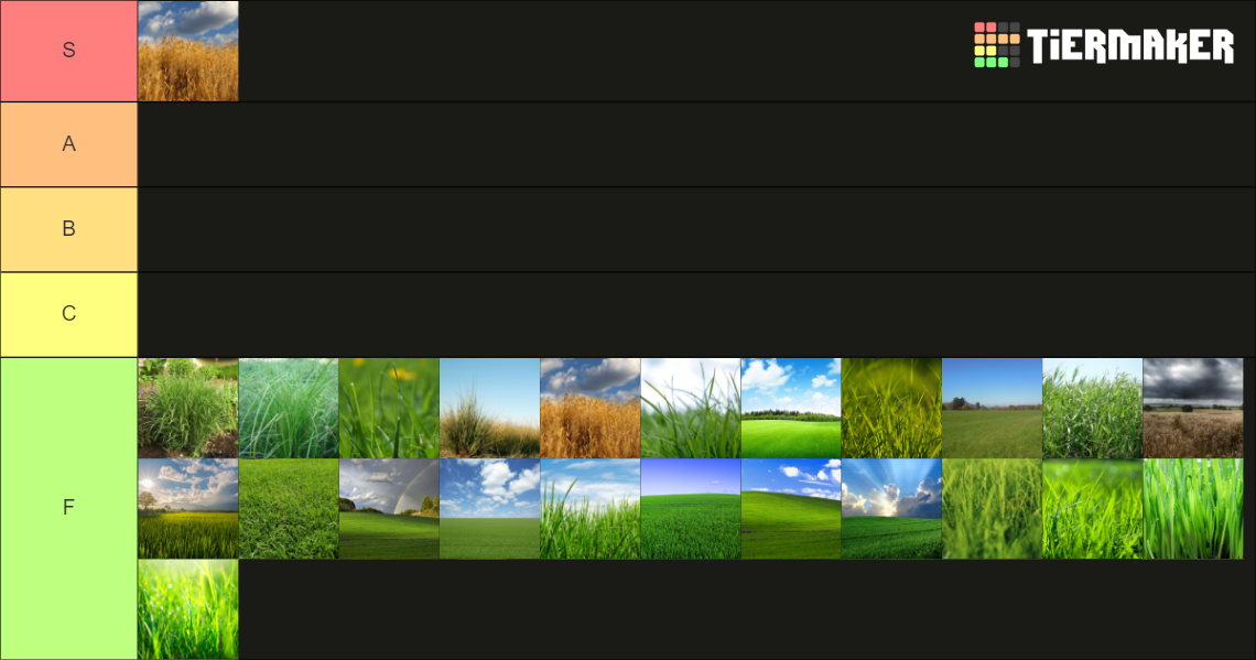 Grass Tier List (Community Rankings) - TierMaker