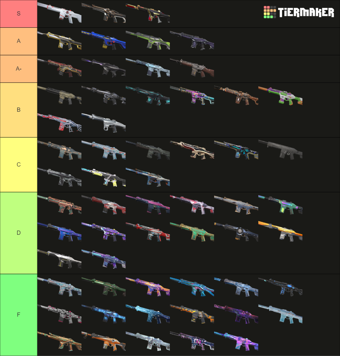 Valorant Phantom Skins (05/09/24) Tier List (Community Rankings ...