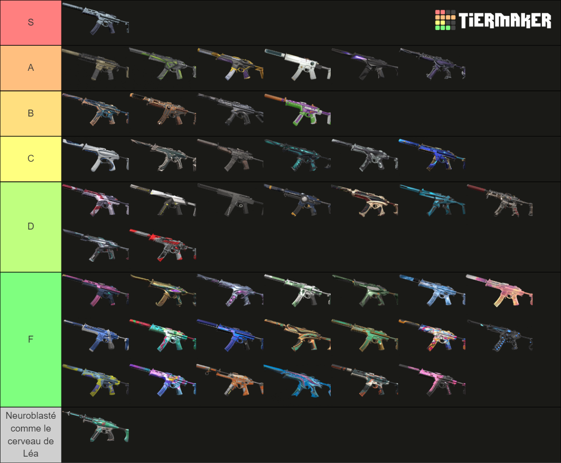 Valorant Spectre Skins (05/09/24) Tier List (Community Rankings ...