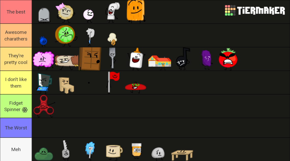 Object Cringe Tier List Community Rankings Tiermaker