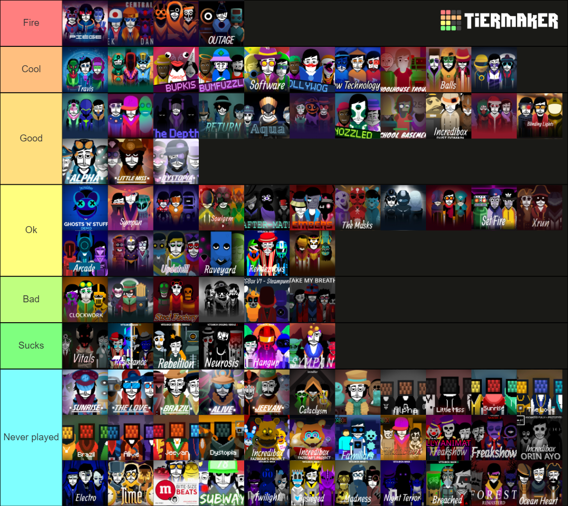 All Incredibox Mods Tier List (Community Rankings) - TierMaker