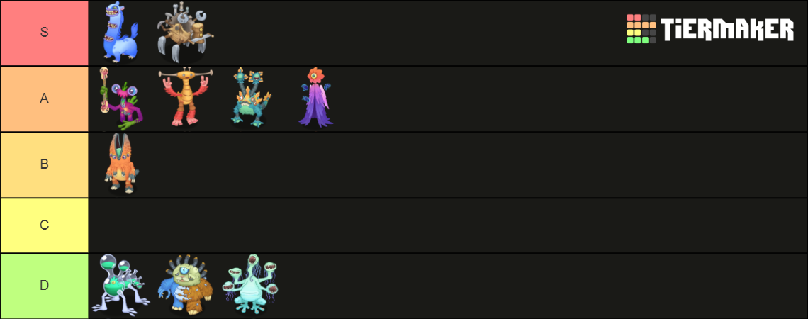 My Singing Monsters: Ethereal Workshop Tier List (Community Rankings) - TierMaker