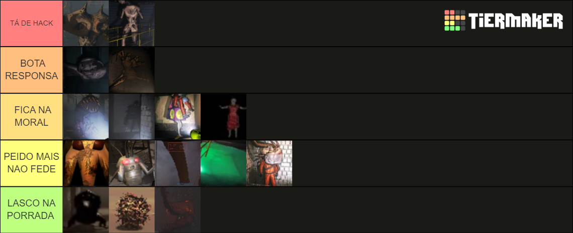 lethal company creatures based on how scary they can be Tier List ...