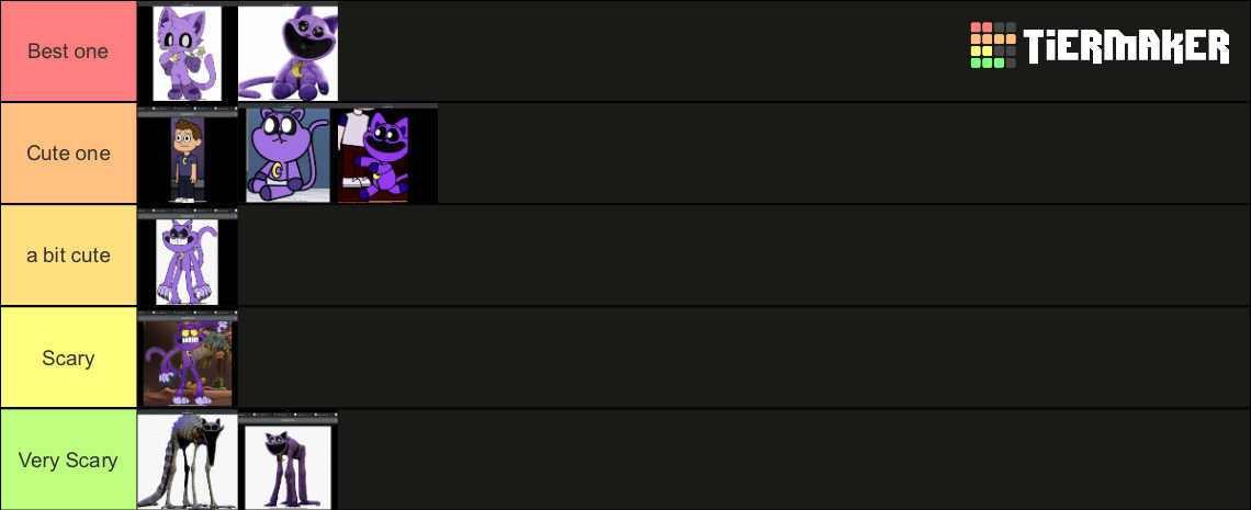 Catnap Scoring ft.gametoons,toys,poppy playtime chap.3 Tier List ...