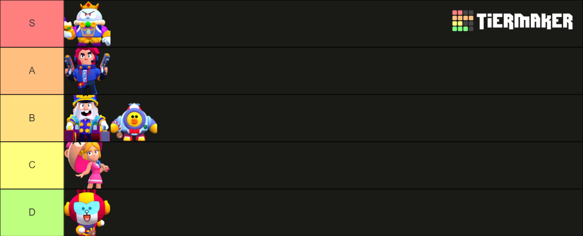 Brawl Stars season 4 skins Tier List (Community Rankings) - TierMaker